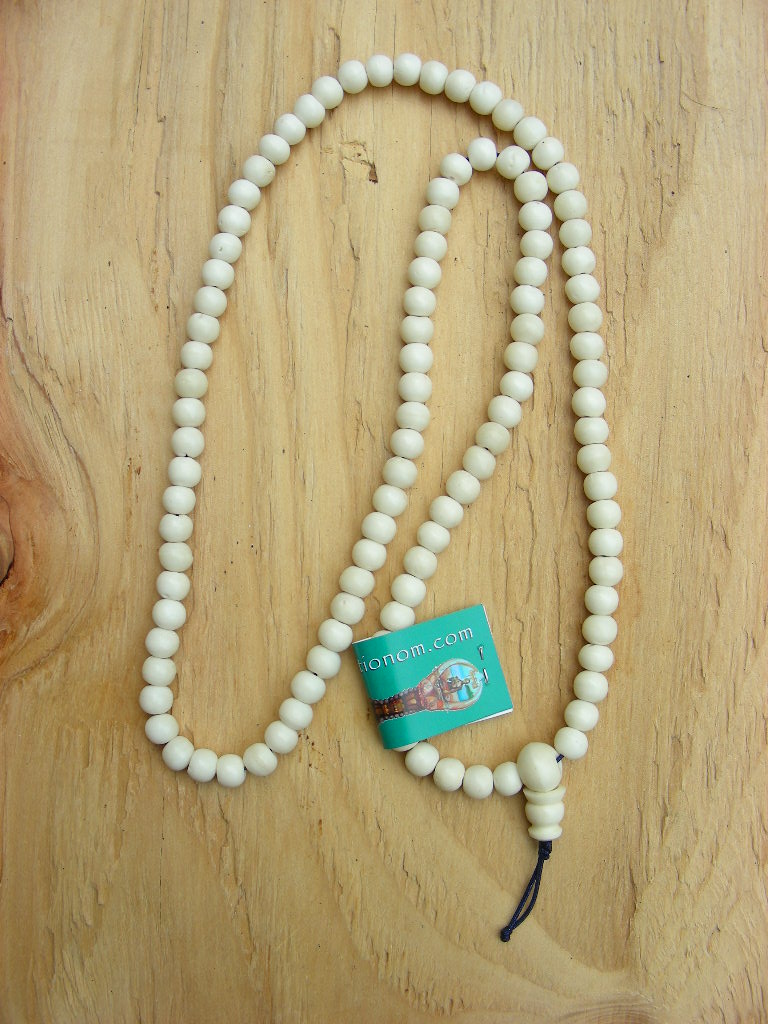 Tibetan Yak Bone Custom Mala - TYW0342 – Destination OM Custom Malas
